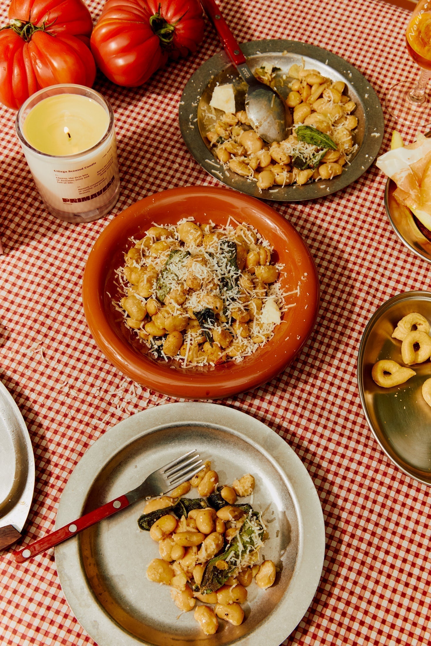 White Beans with Sage, Garlic & Parmesan | A Slow Summer Recipe Inspir