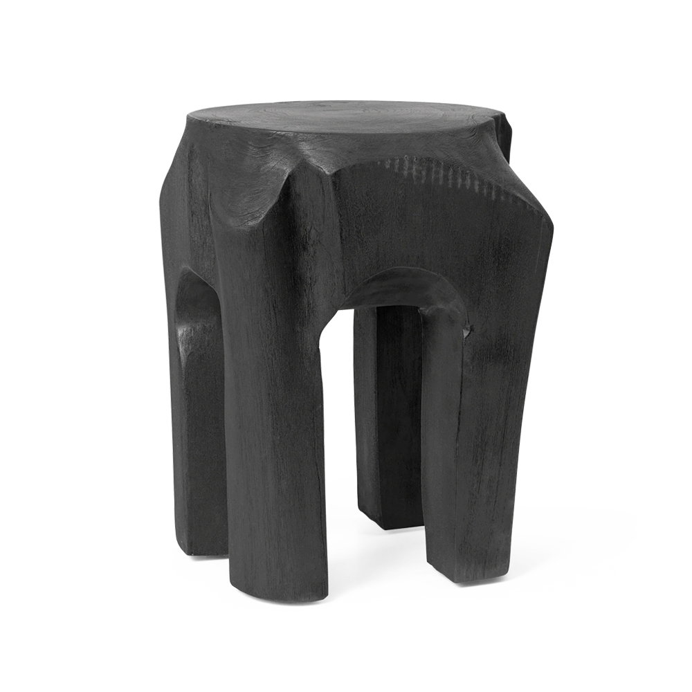 ferm LIVING | Root Stool - Black Stained | Earl of East